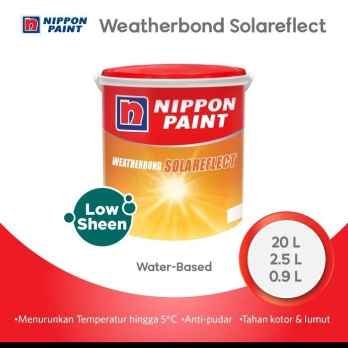 Jual cat nippon weatherbond solareflect brilliant white 20liter ...