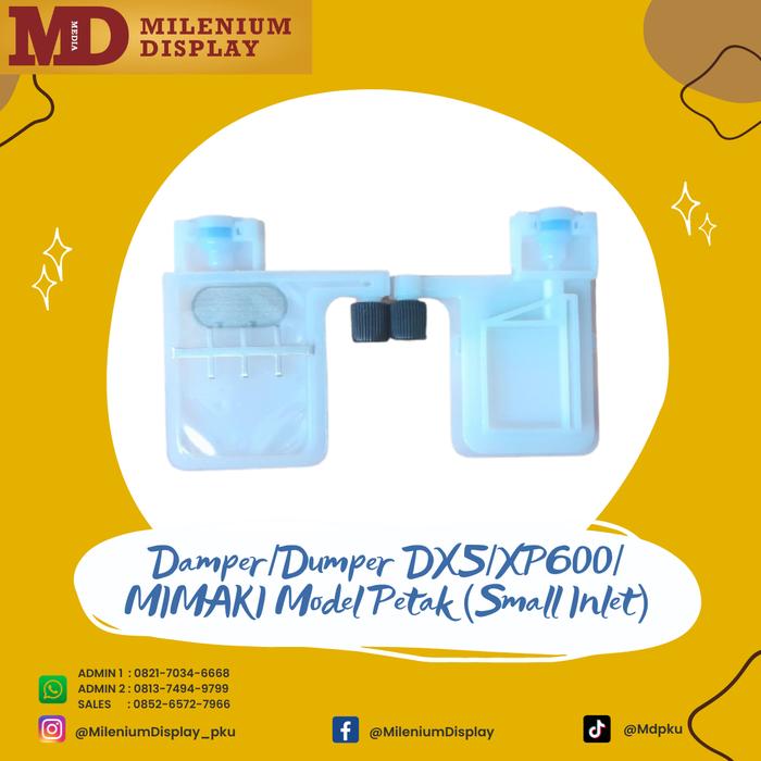 Jual Damper/Dumper DX5/XP600/ MIMAKI Model Petak (Small Inlet) - Kota ...