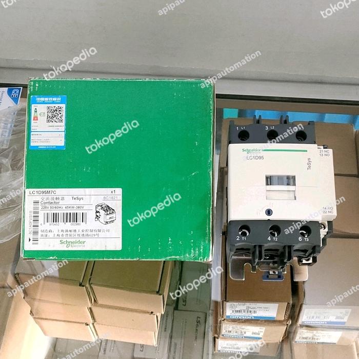 Jual KONTAKTOR SCHNEIDER LC1D95M7C 125A 45KW - Kab. Tangerang ...