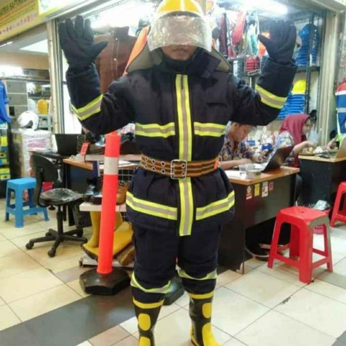 Jual Seragam pemadam kebakaran fullset biru navy - Jakarta Barat ...