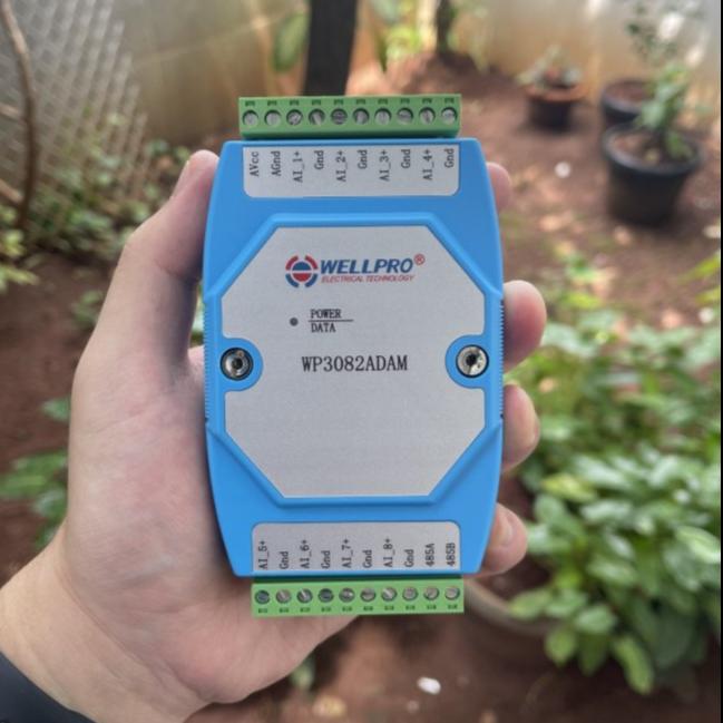 Jual Remote IO Data Acquisition Module Modbus RTU - WP3082ADAM-8AI ...