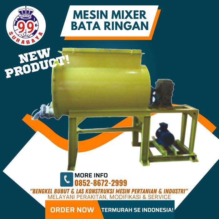 Jual Mesin Mixer Bata Ringan Mesin Mixer Hebel - Kota Surabaya ...