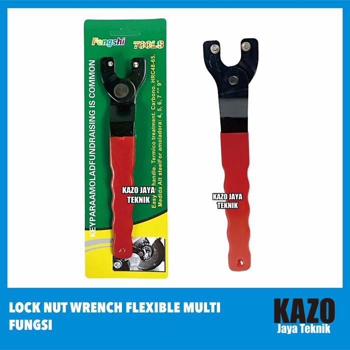Jual Lock Nut Wrench Flexible Multi Fungsi / Kunci Gerinda Tangan ...