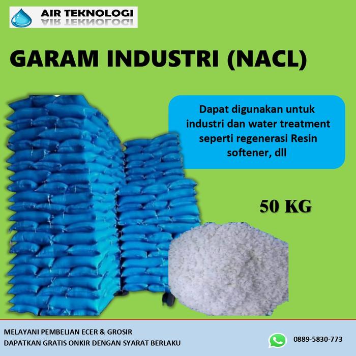 Jual garam industri / garam kasar / garam untuk regenerasi softener ...