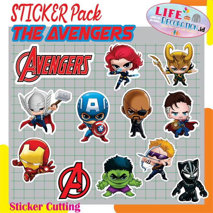 Jual STIKER THE AVENGERS / STICKER PACK AVENGER - Kota Tangerang ...