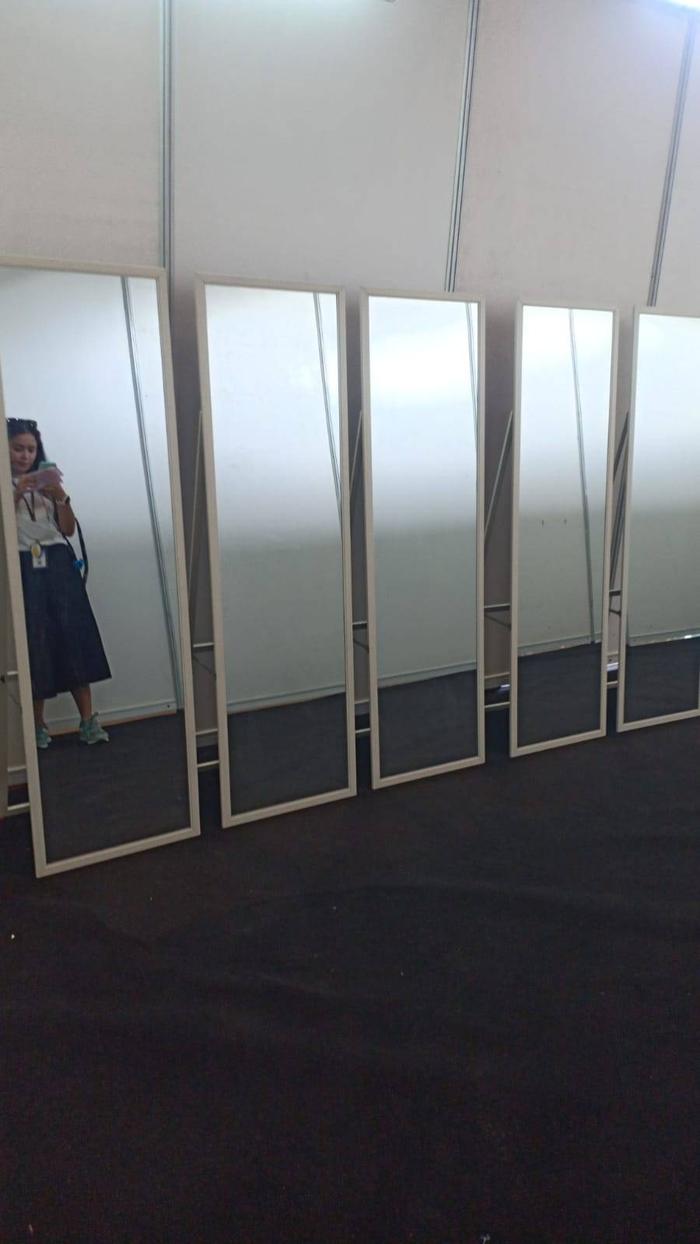 Jual Cermin Badan / Cermin Full Body Aesthetic 150 x 45 Frame Aluminium ...