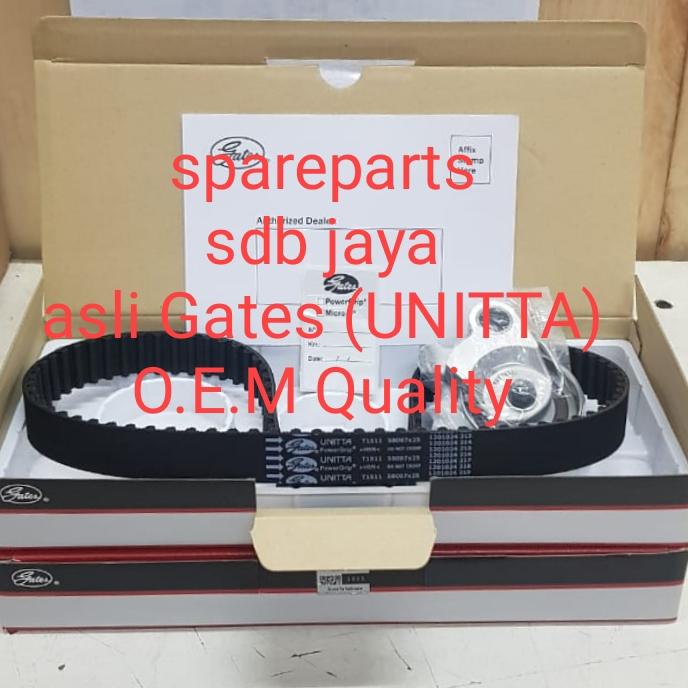 Jual tensioner+timing belt set Hilux Innova fortuner diesel 1kd/2kd OEM ...