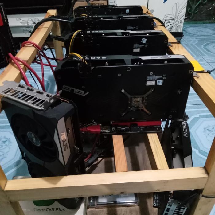 Jual mining rig RX 6600 xt 6 vga asus siap pakai - Jakarta Barat - Toko ...