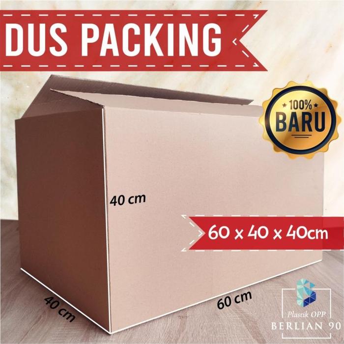 Jual Dus Packing 60x40x40 cm Kardus Box Packing Polos Box Besar Kardus ...