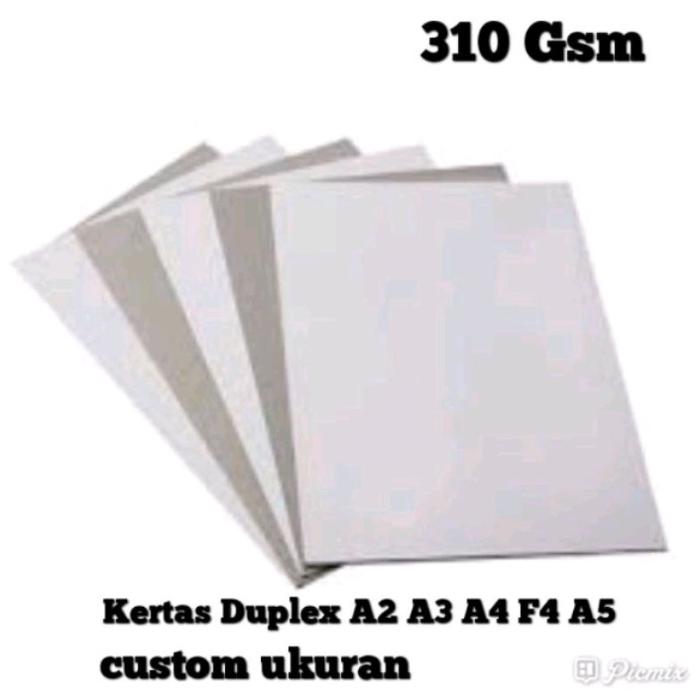Jual Kertas Duplex 310gsm A2/A3/A4/F4 ukuran custom - F5 isi 100 - Kab ...