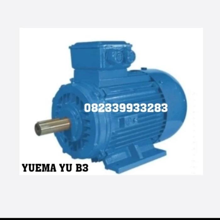 Jual ELECTRIC MOTOR DINAMO YUEMA YU 5.5KW 7.5HP 4POLE 3PHASE B3 - Jakarta Barat - Makmur ...