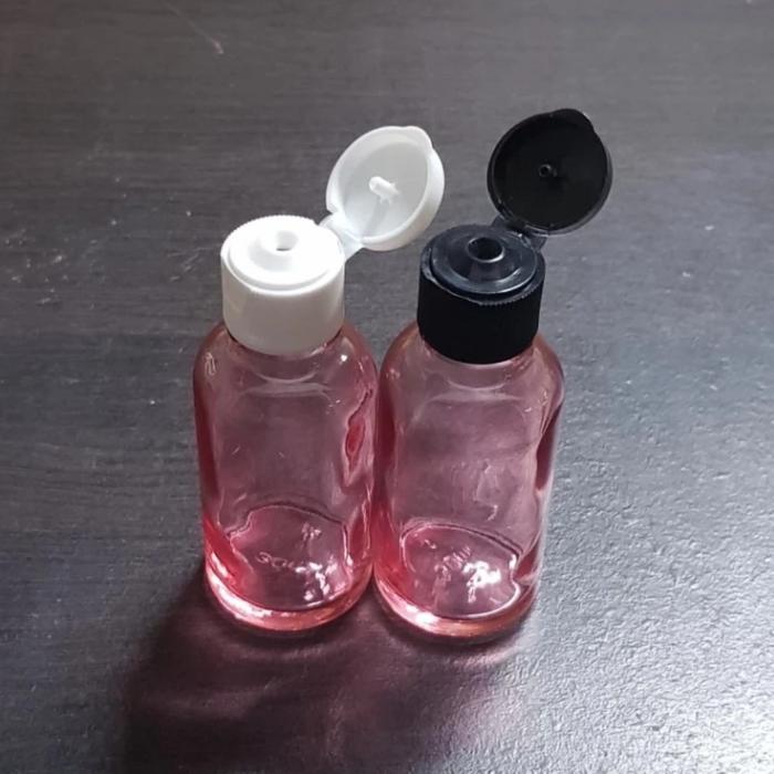 Jual Botol Fliptop 30ml Kaca Pink Botol 30ml Kaca Pink Tutup Fliptop ...