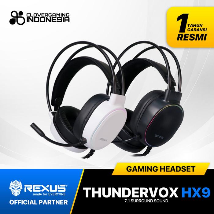 Jual Rexus Thundervox HX9 RGB 7.1 Surround Sound - HX-9 HX 9 Gaming ...