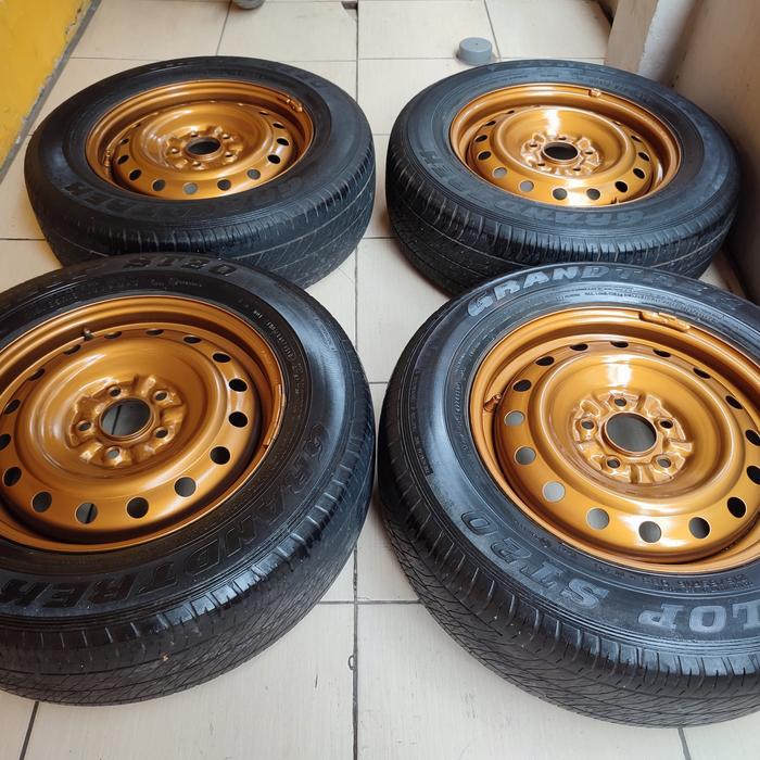 Jual velg kaleng terios ring 16 pcd 5x114,3 ban 215 65 R16 rush innova ...