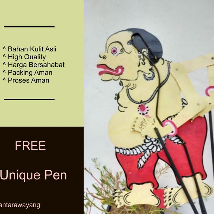 Jual Wayang Kulit Asli Bagong Ki Seno / Bagong Kolor / Bagong ...