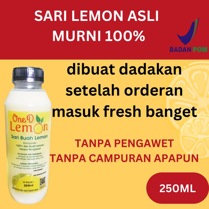 Promo SARI LEMON 250ML EKSTRAK LEMON ASLI MURNI 100% PREMIUM TANPA ...