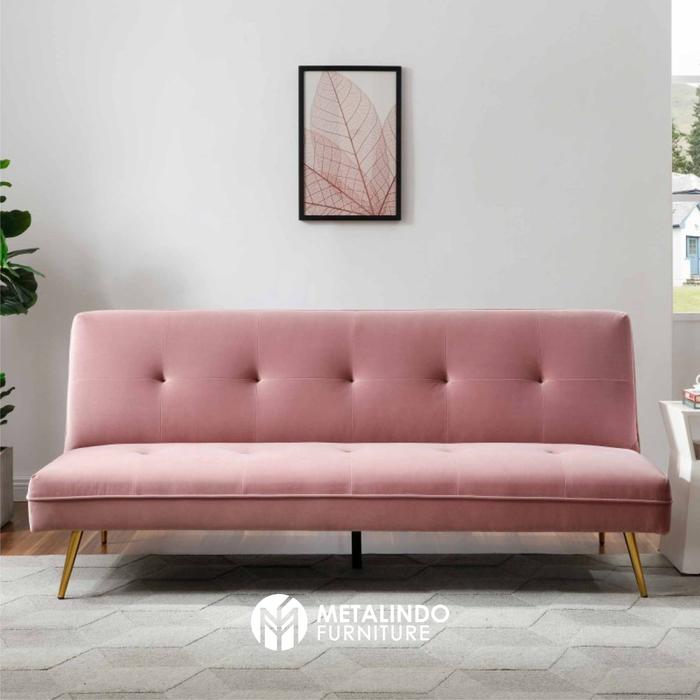Jual sofa minimalis 2 seater BEST SELLER, sofa santai kaki stainless modern - Kab. Jepara ...