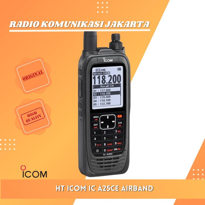 Jual Original Ori HT Handy Talkie Icom IC A25C A25CE A25 VHF Airband ...