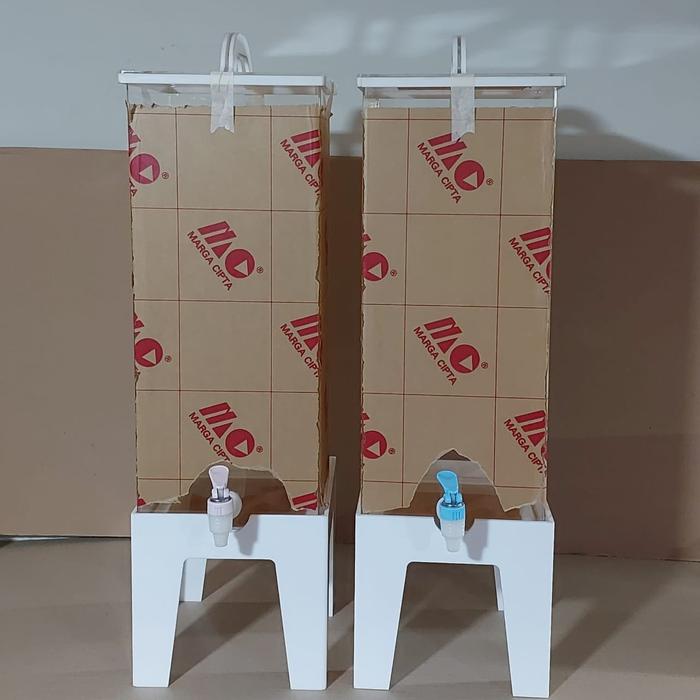 Jual DISPENSER MINUMAN Plus kaki Akrilik 20x20x50 cm Tempat ES BUAH ...