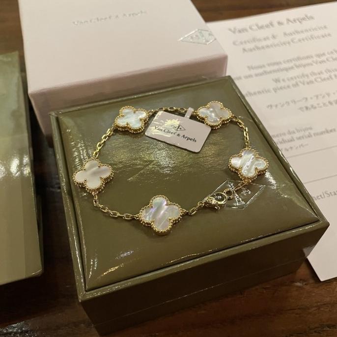 Jual Ready!! Bracelet Van Cleef & Arpels Vca 5 Vintage Alhambra Vc ...