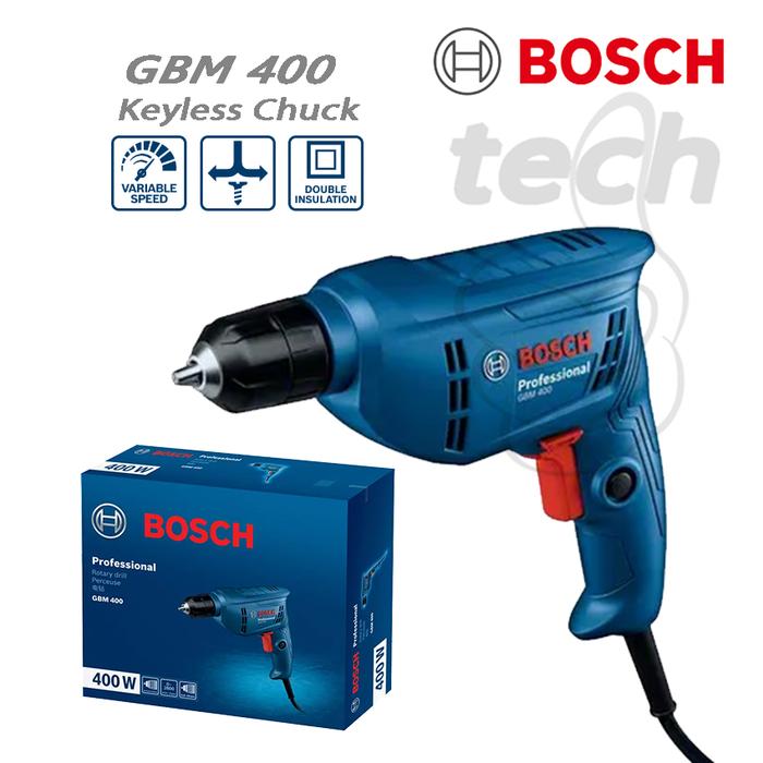 Promo Mesin Bor Tangan Listrik Besi Kayu Keyless Bosch GBM 400 Professional - Jakarta Barat ...