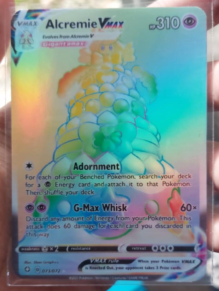 Jual KARTU POKEMON TCG RAINBOW VMAX HOLOGRAM ENGLISH VERSION ...