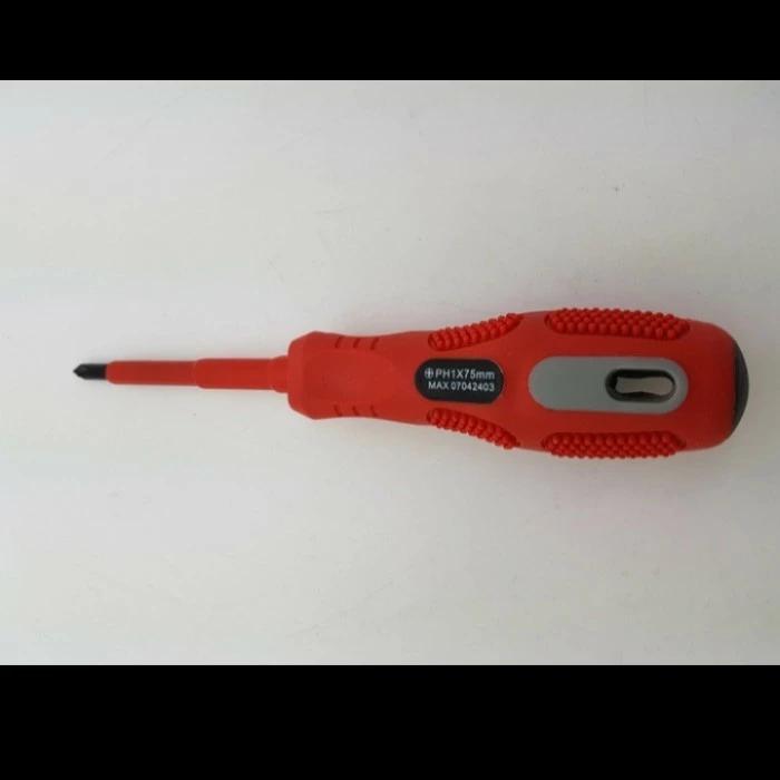 Jual obeng listrik 7" MAXPOWER +PH1x75mm Isolator 1000v Screwdriver ...