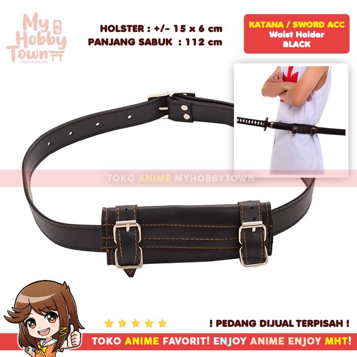 Jual Belt Ikat Pinggang Anime Cosplay Property Holder Holster Sabuk ...