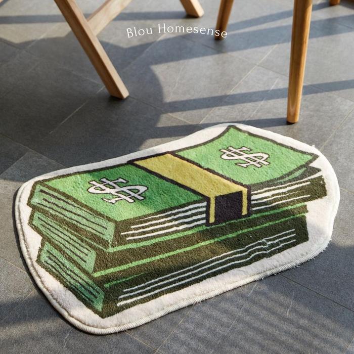 Jual Keset Karpet Unik Model Kantong Uang Dollar Kamar Kamar Mandi ...
