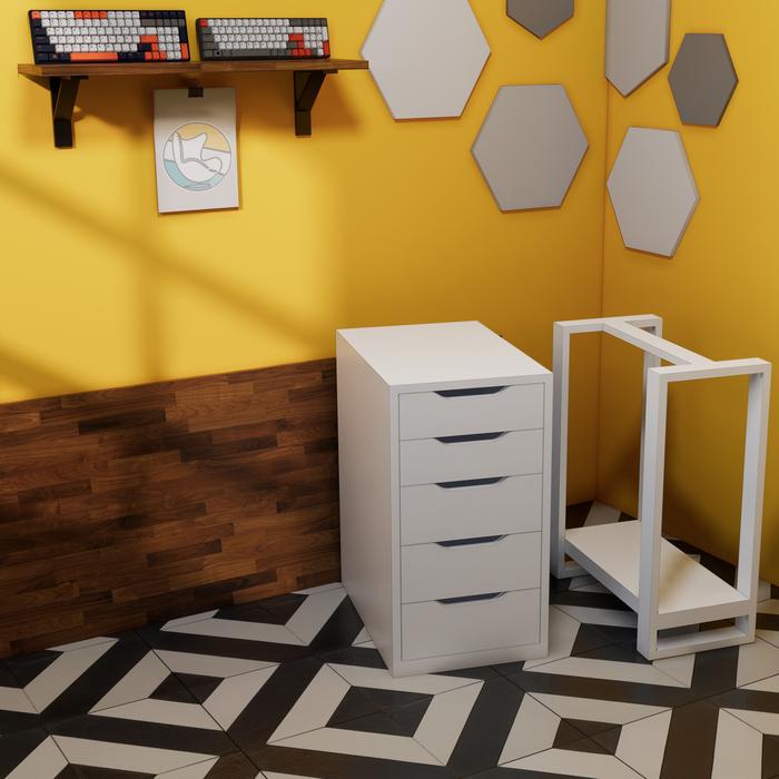 Jual Meja Komputer Custom Pc Kerja Gaming - Desk Setup - 1 tempat cpu ...