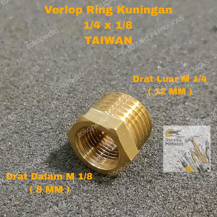 Jual Verlop Ring 1/4x1/8 TAIWAN - Vlok Ring Nepel Drat Luar Dalam ...