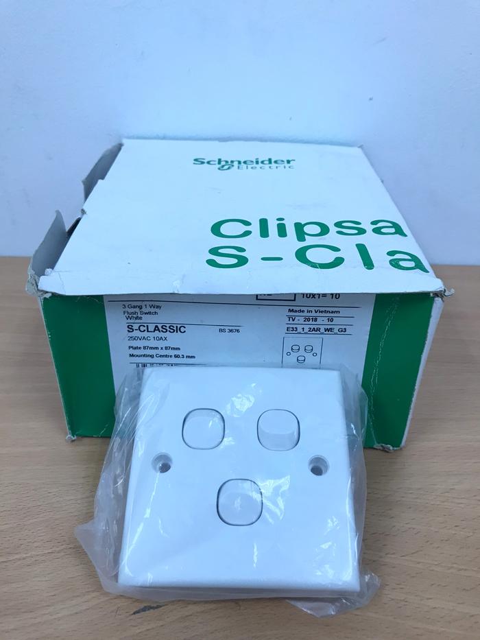 Jual Saklar Rumah 1G 2G 3G 4G 5G - 1W (1Way) Schneider Classic Clipsal ...