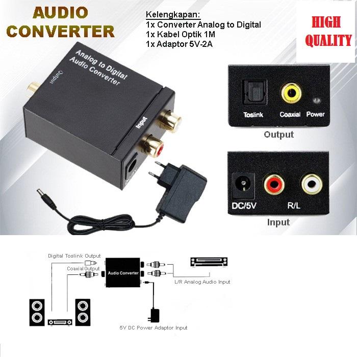 Jual CONVERTER ANALOG TO DIGITAL / KONVERTER AUDIO ANALOG TO DIGITAL ...