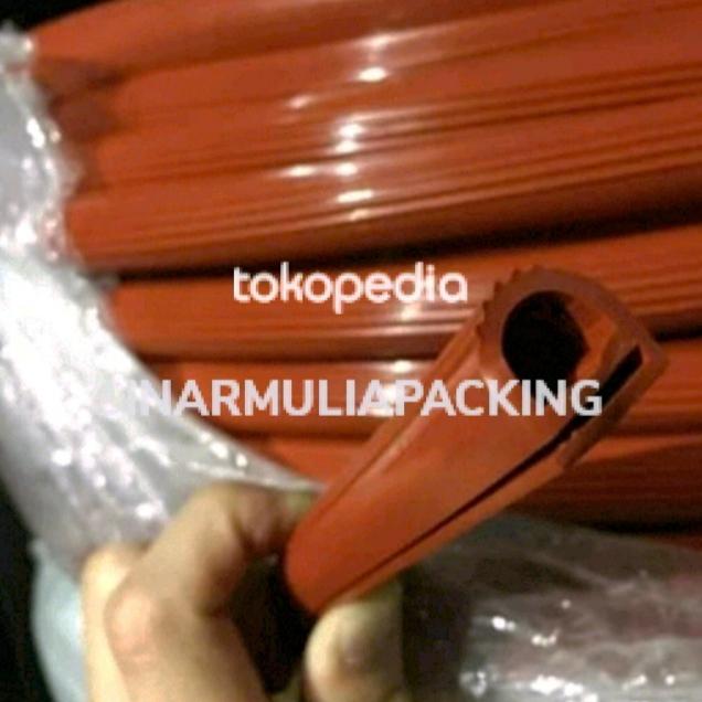 Jual Silicon List Oven / Silicon Seal E Merah 20mm x 20mm x 1000mm ...