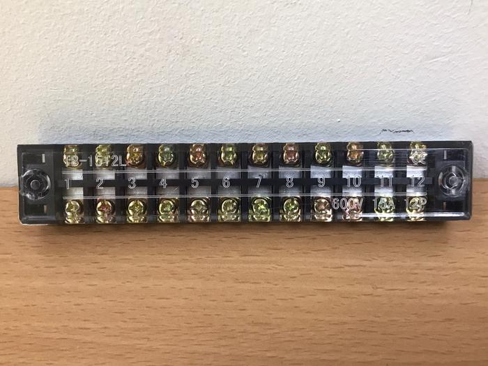 Jual Terminal Block TB1512 15A 12Pole Blok Kabel Panel FORT TB-1512 ...