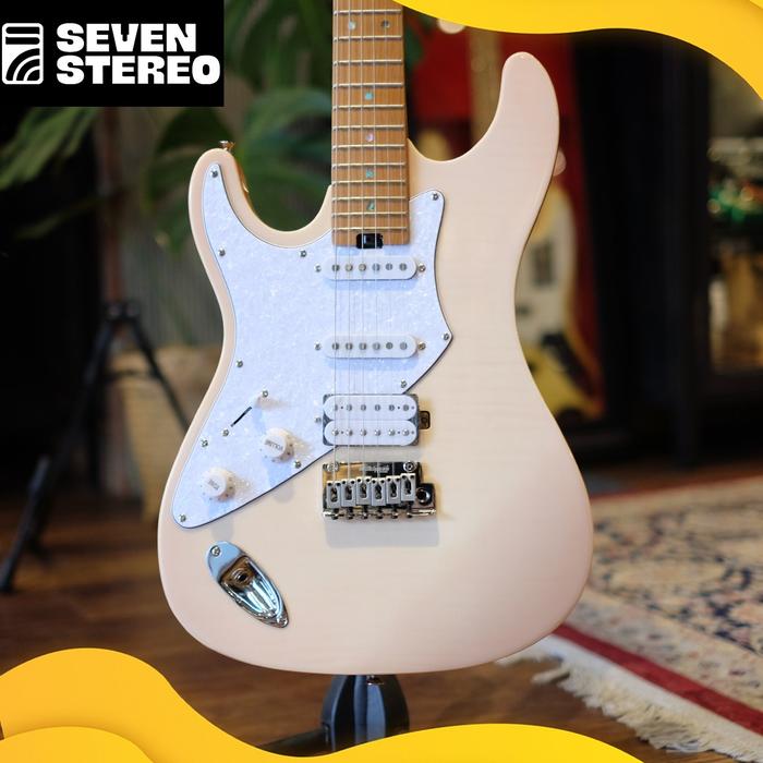 Jual ARIA PRO II 714-JH Fullerton Electric Guitar Marble White ARIAPRO ...