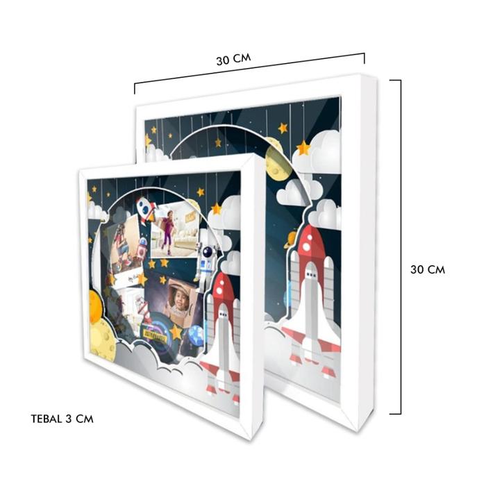 Promo Mikado Scrap Photo Frame 3D / POP UP 3D FRAME - Astronaut ...