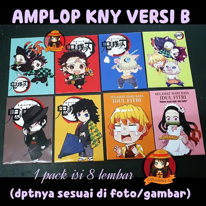 Jual amplop/angpao lebaran anime kimestu no yaiba - Kab. Tulungagung ...
