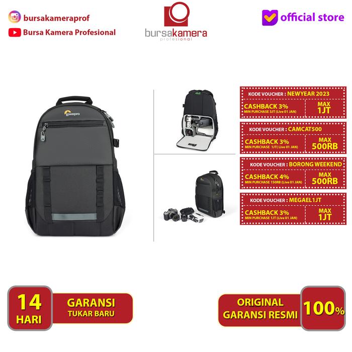 Promo Lowepro Adventura BP 150 III Backpack (Black) BP150 III RESMI ORIGINAL Cicil 0% 3x ...