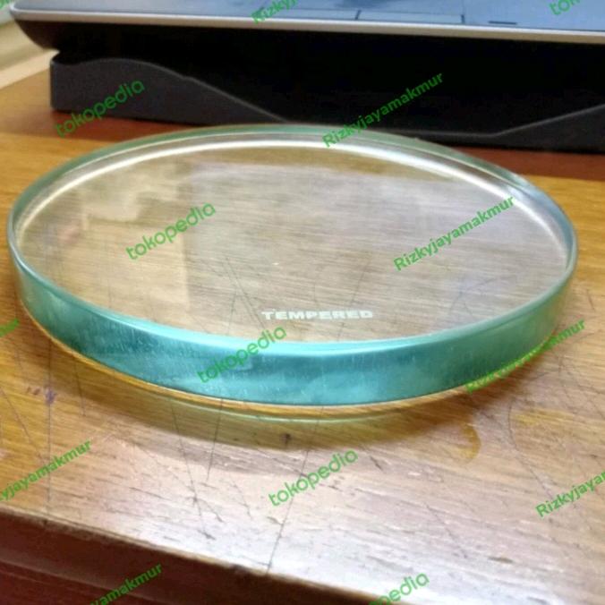 Jual Kaca tempered tahan panas / Sight glass bulat tebal 6mm x dia 10cm ...