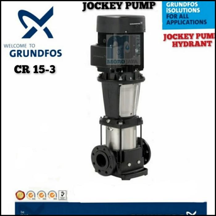 Jual Pompa Air Grundfos CR15-3 4 hp Pompa Vertical Multistage Transfer Pump - Jakarta Barat ...