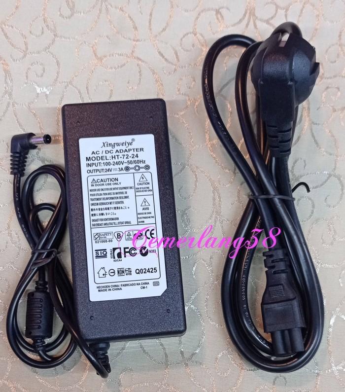 Jual Adaptor ac / dc 24v 3a + Kabel Power Switching Power 24v 3a - 150 cm - Jakarta Barat ...