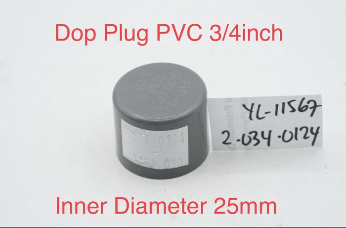 Jual Grey Dop PVC Tutup Pipa 3/4 Inner Diameter 25mm Plastic End Plug - Jakarta Barat ...
