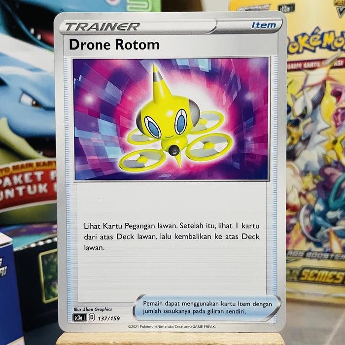 Jual Drone rotom Kartu Pokemon Indonesia TCG card - Kota Tangerang ...