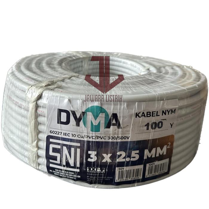 Jual DYMA ARIUS KABEL NYM KAWAT TEMBAGA MURAH 3X2,5 ROLL ROLLAN SNI ...