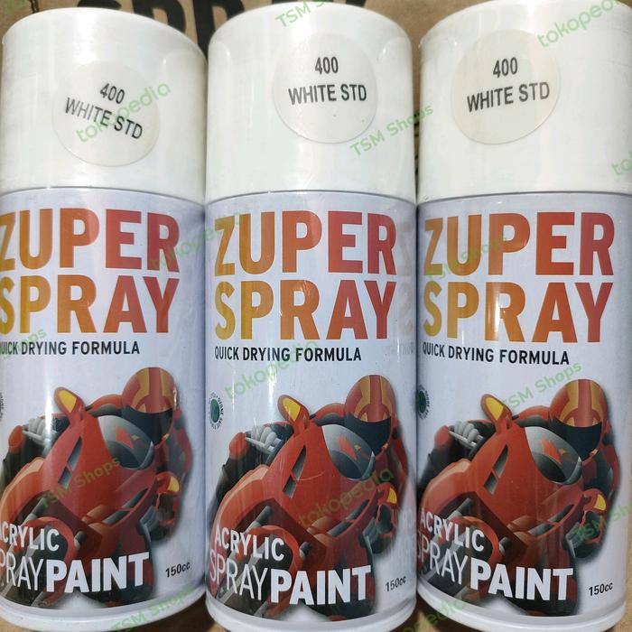 Jual Pilox Pilok Cat Semprot Zuper White STD Putih Susu Glossy 400 ...