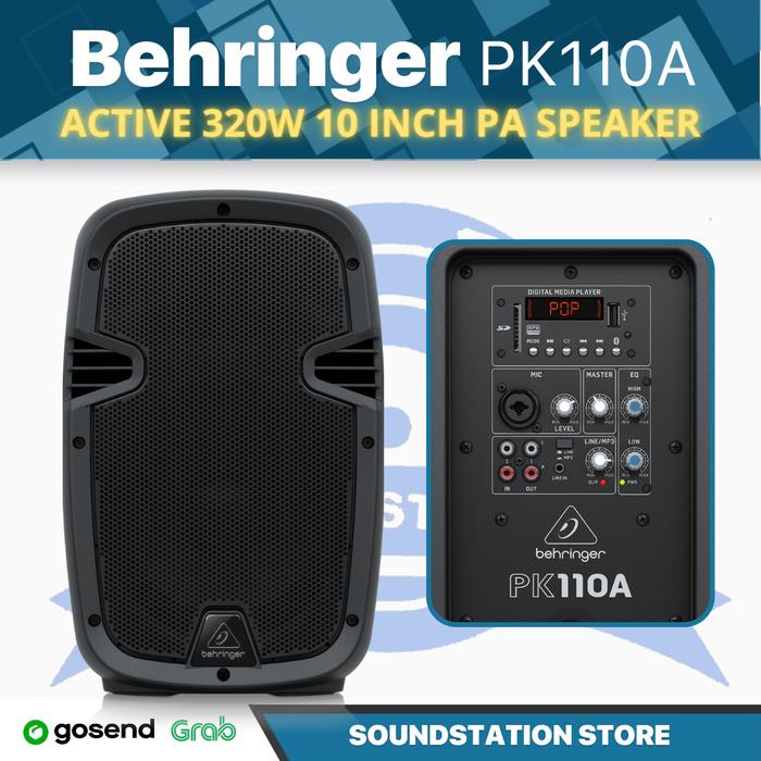 Promo Behringer PK110A Active 320W 10 inch PA Speaker | Spiker Aktif PK110 A Cicil 0% 3x - Kota ...