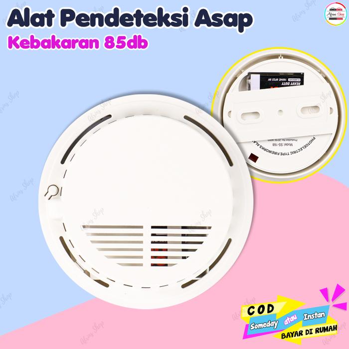 Promo Alat Deteksi Asap Api Smoke Detector Alat Pendeteksi Kebakaran ...