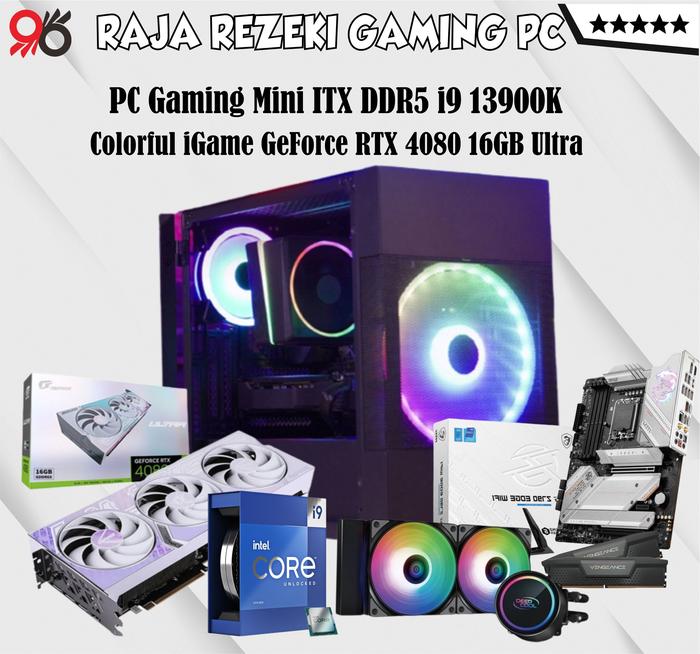 Jual PC Mini ITX DDR5 i9 13900K I 32Gb I Nvme 1tb I Ssd 1tb I RTX 4070 ...