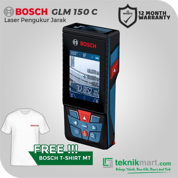 Promo Bosch Laser Distance Meter/ Meteran Laser Pengukur Jarak GLM 150C ...